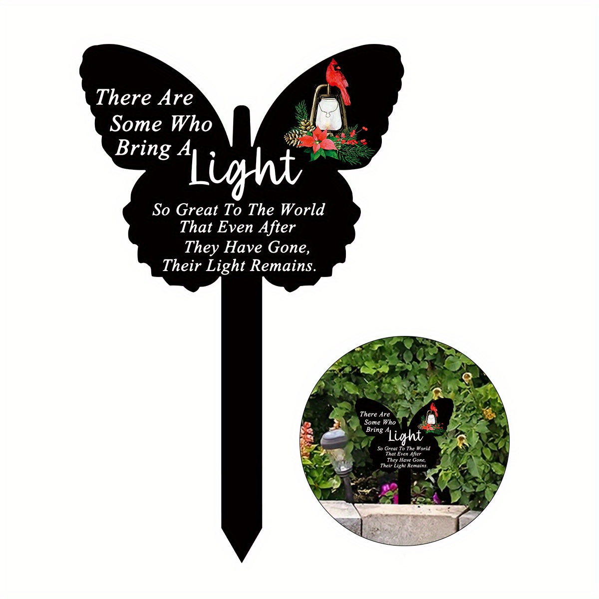 Acrylic Butterfly Garden Stake Memorial Sign ' ' - Temu United Kingdom