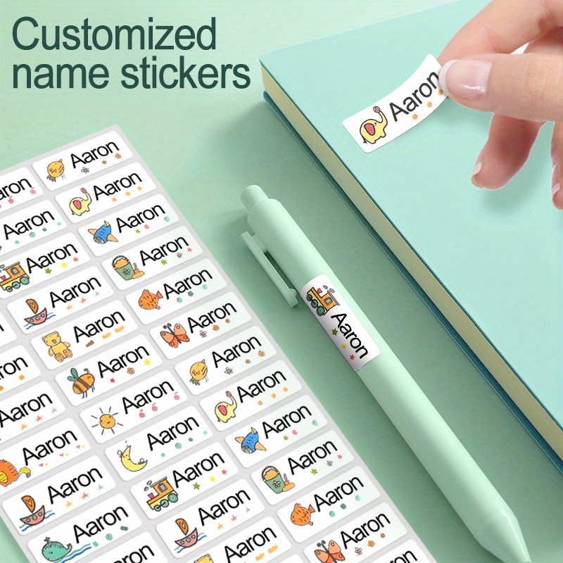 Customized Waterproof Name Stickers Easy Item Labeling Quick - Temu ...