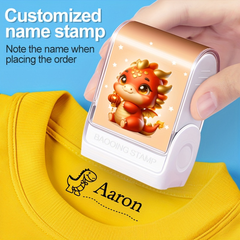 Name Stamp Clothing Custom Name Stamp Personalized Diy Name - Temu Ireland