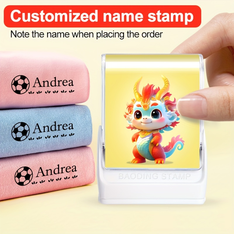 Name Stamp Clothing Custom Name Stamp Personalized Diy Name - Temu ...