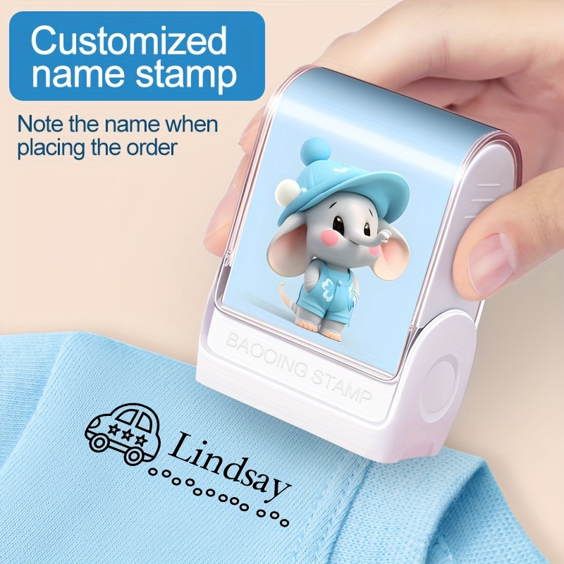 Elephant Name Stamp Custom profiles Ultimate Clothing Seal - Temu New ...