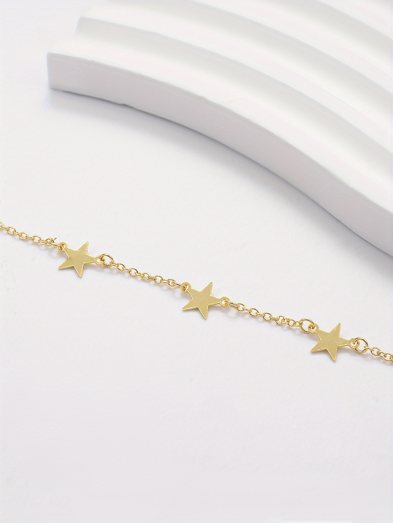 Minimalist Star Shape Chain Bracelet Elegant Hand Chain - Temu Canada