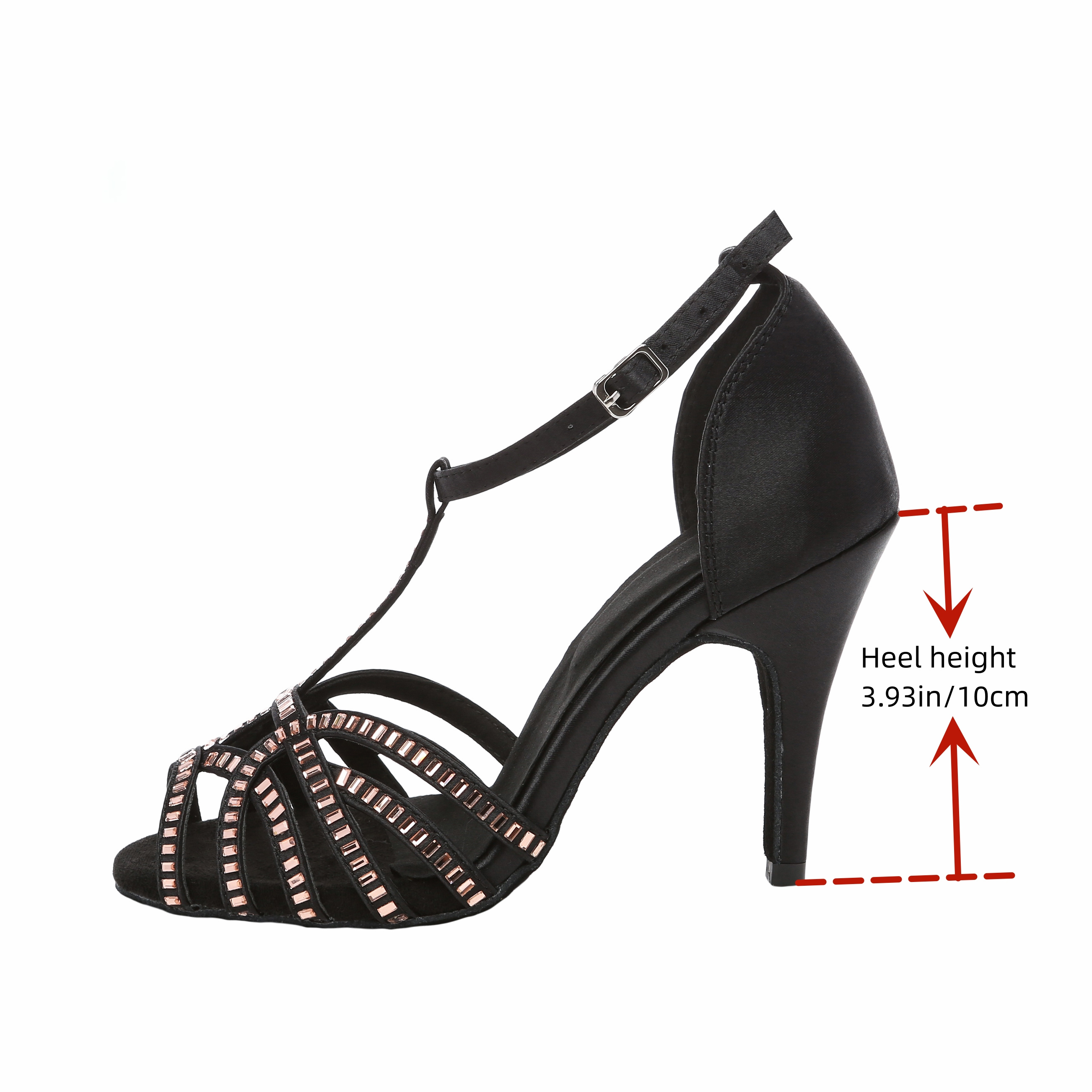 Women's Latin Heels Toe T strap - Temu Portugal