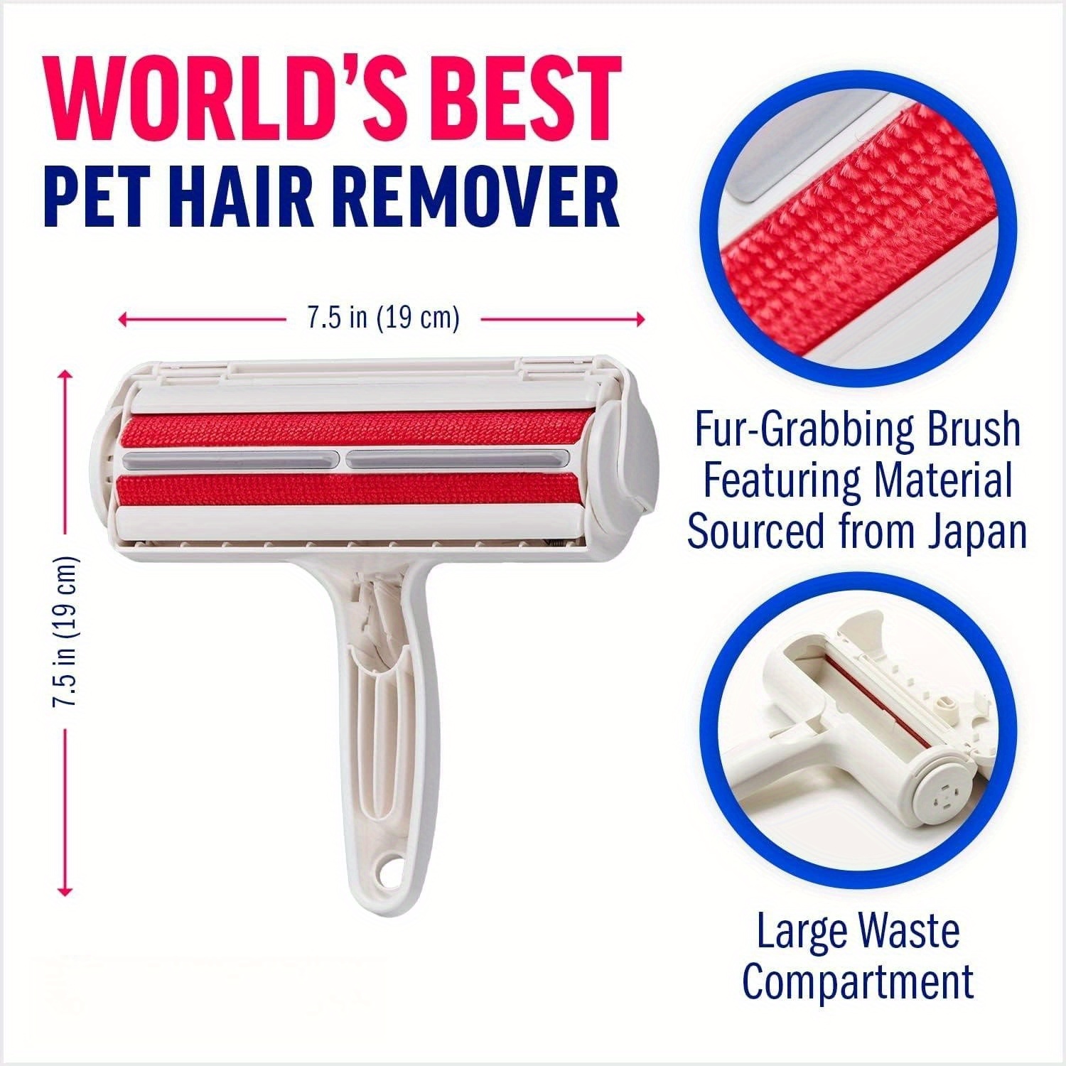 pet roller hair remover reusable lint fur rollers - Temu Netherlands