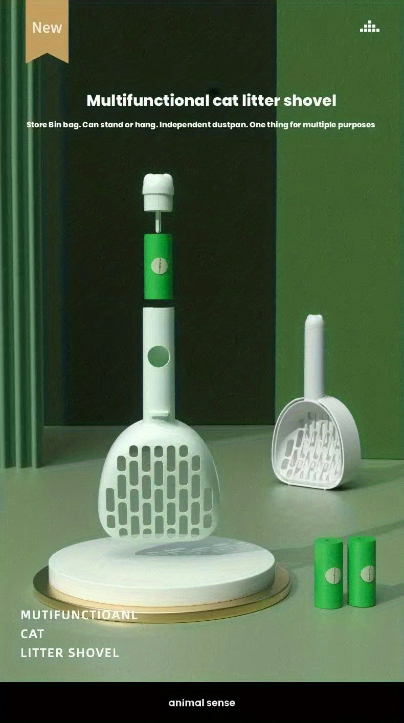 Multi functional Pet Litter Scooper Integrated Cat Poop - Temu Australia