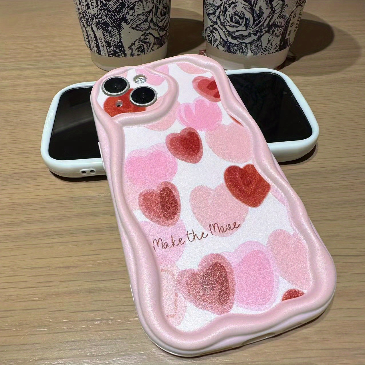 Retro Heart Graphic 15 Mobile Phone Case 11/12 - Temu Australia