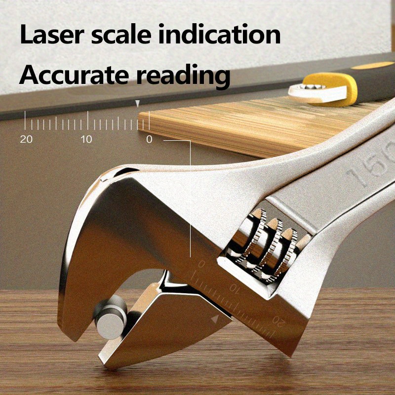 Multifunctional Adjustable Wrench Optical Handle Opening - Temu Australia