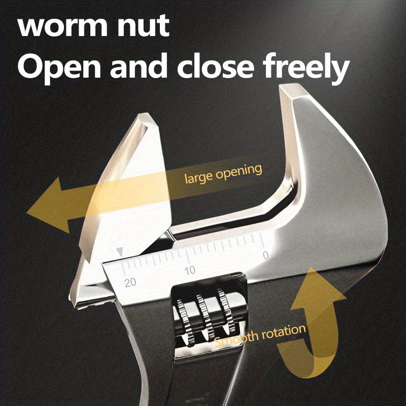 Multifunctional Adjustable Wrench Optical Handle Opening - Temu Australia