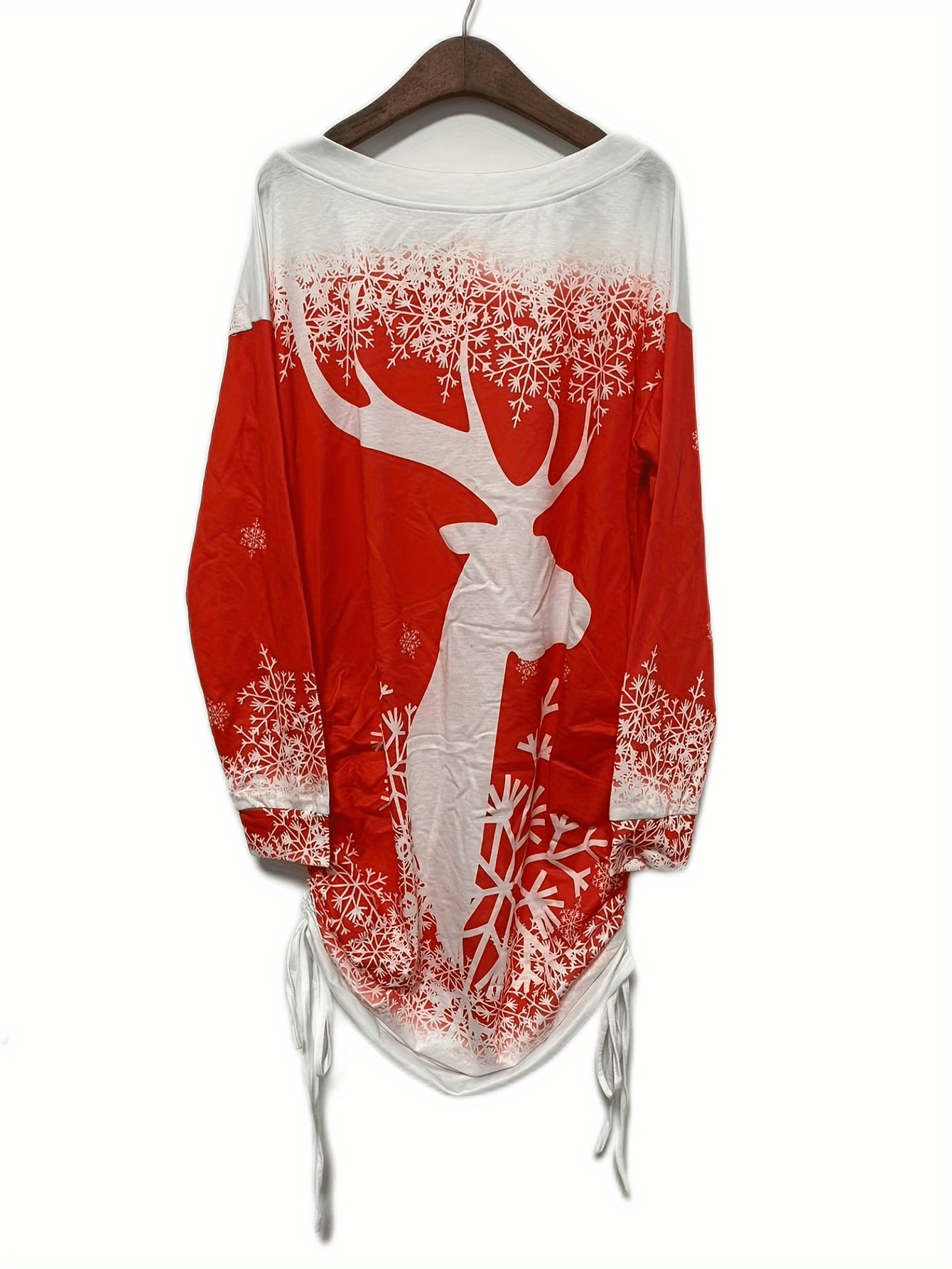 robe à cordon serrage imprimée noël mini robe - Temu Switzerland