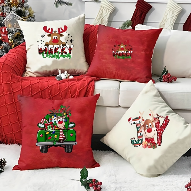 Christmas Deer Heat Transfers Vinyl Diy Transfer Decals T - Temu ...