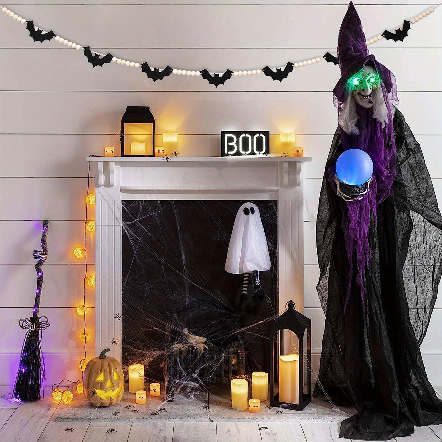 Halloween Decorations Indoors/outdoors Wooden Halloween Felt - Temu