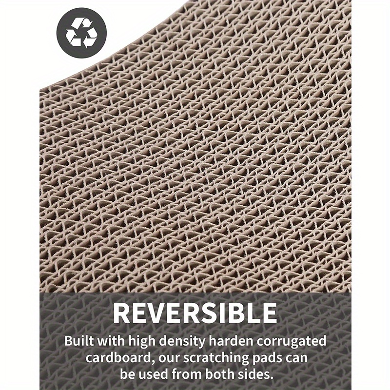 Cat Scratcher Cardboard Reversible Cat Scratching Pad Large - Temu ...