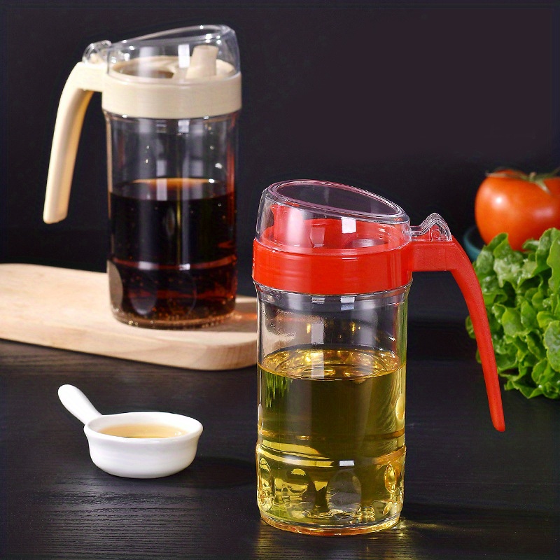 Large Capacity Oil Bottle Semi automatic Acrylic Oil Pot - Temu