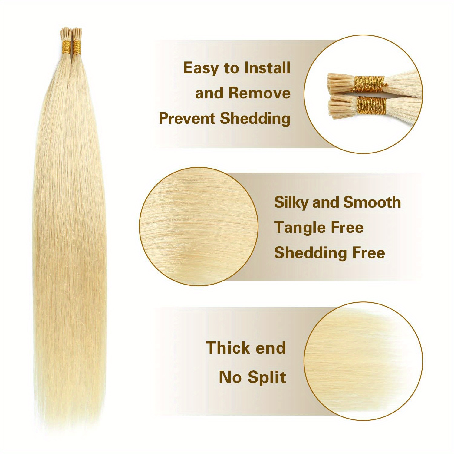 luxe #613 bleach blonde tip hair extensions 50 - Temu Portugal