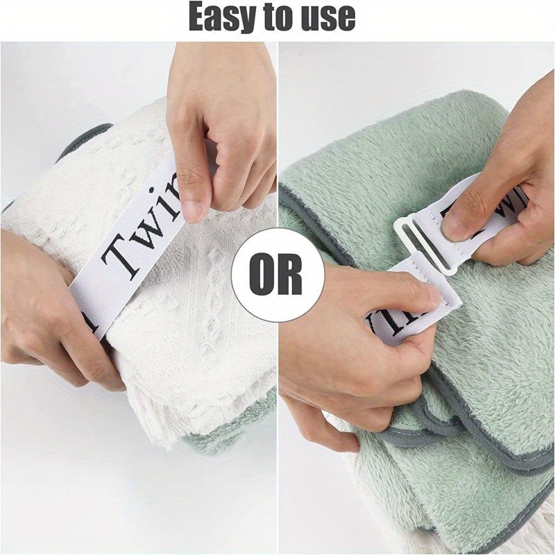 Bed Sheet Organizer Strap Twin Size Wardrobe Organizing - Temu United ...