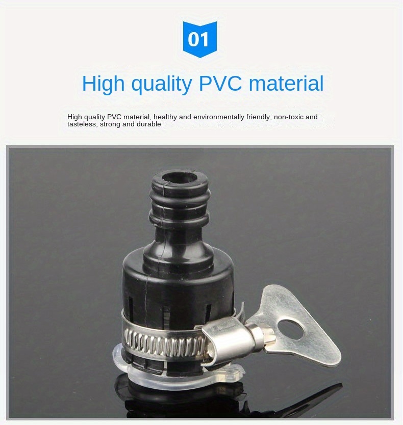 Abs 파이프 커넥터 Pvc 다기능 수관 수도꼭지 커넥터 범용 호스 커넥터 공구 Temu South Korea