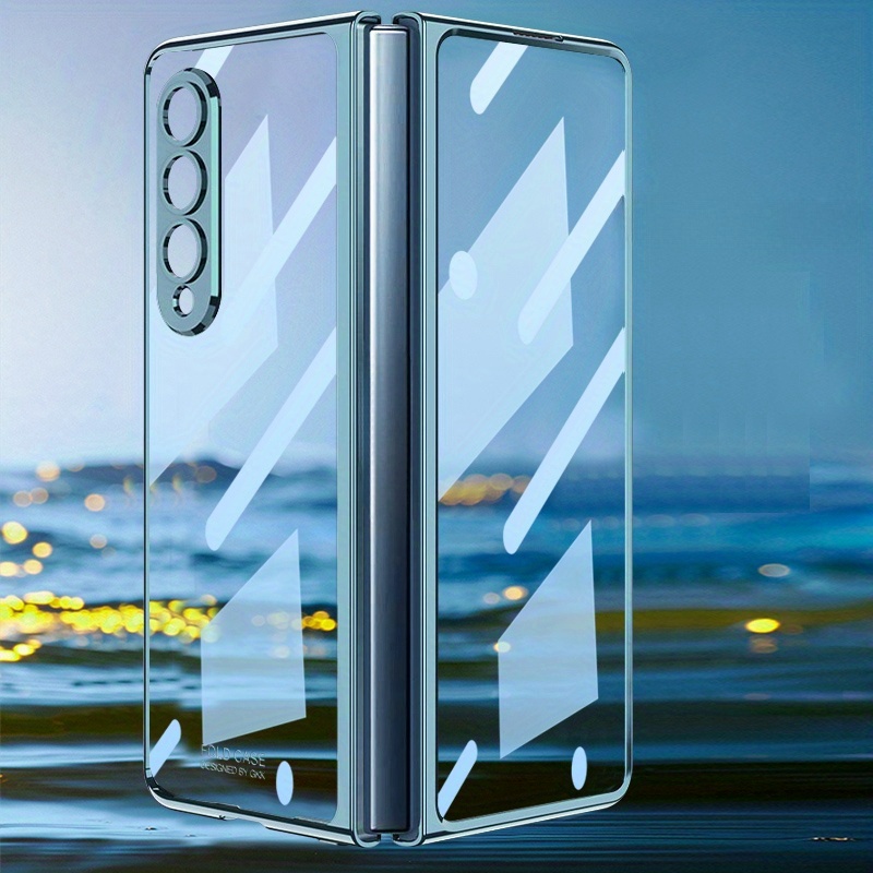 clear transparent case fold4 electroplated - Temu Australia