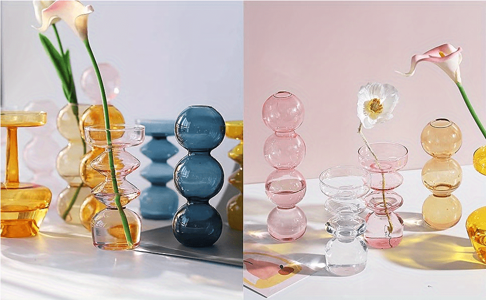 Hydroponic Flower Vase Three Balls Transparent Plant Glass - Temu Denmark