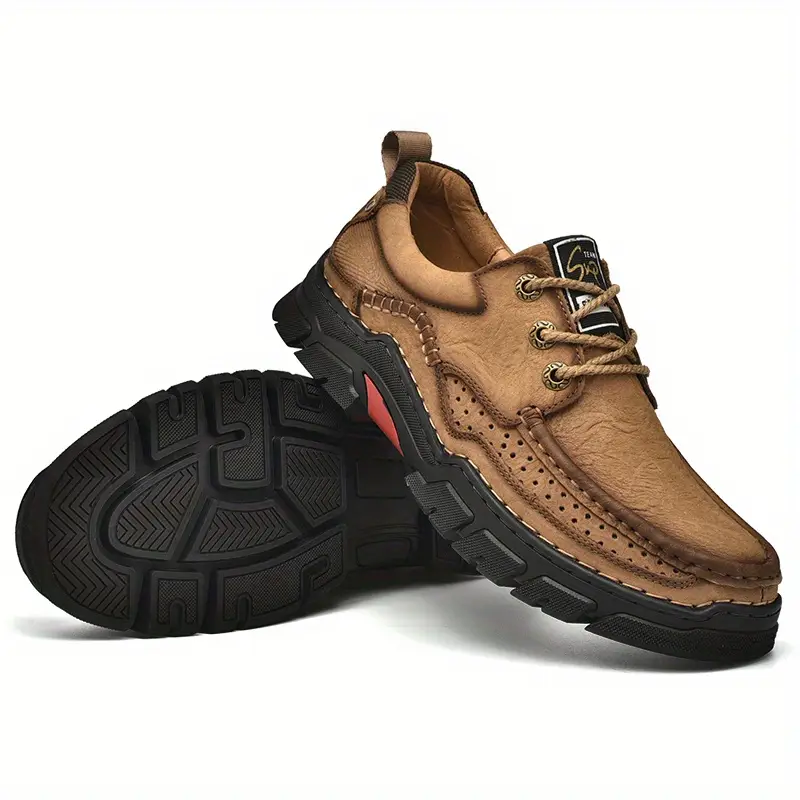 Mens Outdoor Derby Shoes And Loafers Casual Comfortable Hiking Walking