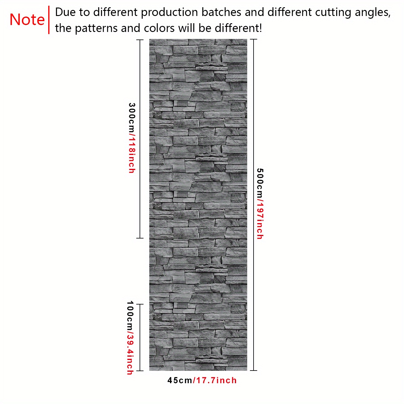 1 Rulo Öz Yapışan Divar kağızı Süni Kərpic Daşlı - Temu Azerbaijan