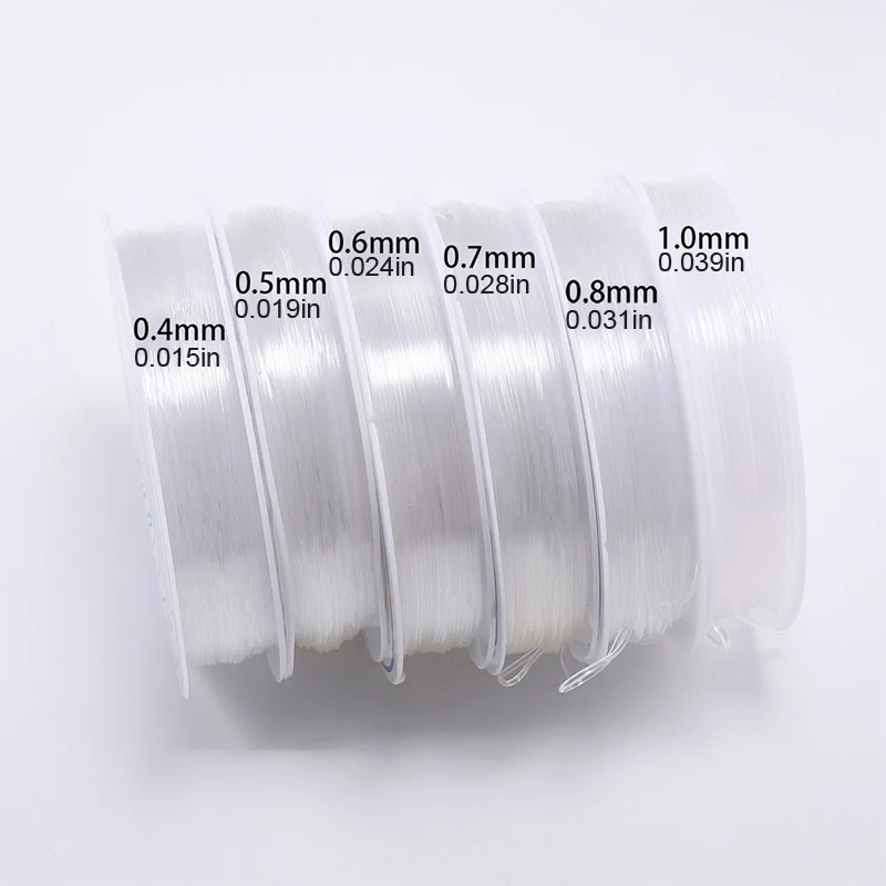 Diameter / Transparent Stretch Elastic Crystal Line Beading - Temu Canada