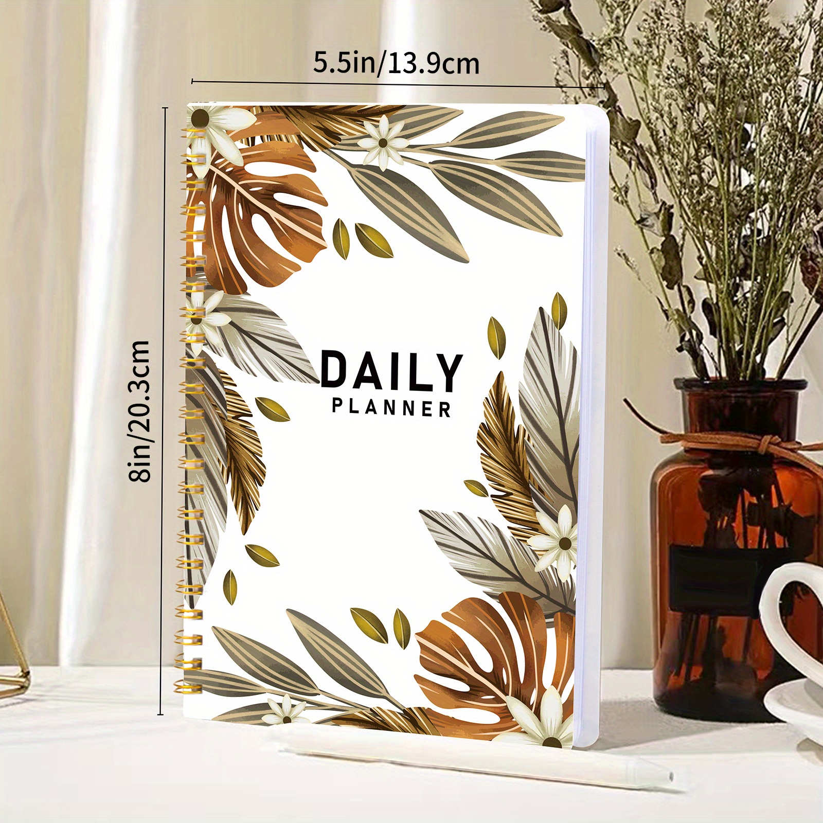 Daily Planner 할 일 목록 작업 중요한 시간 관리 및 식사 계획 효율적으로 구성 및 우선 - Temu Republic ...