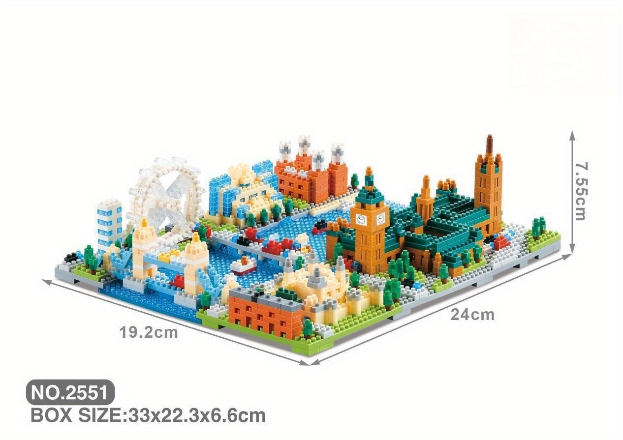 Micro Brick Splicing Assembly Toy Building Blocks New - Temu