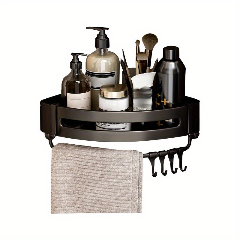 Triangular Wall Mounted Bathroom Shelf Space Saving No - Temu United ...