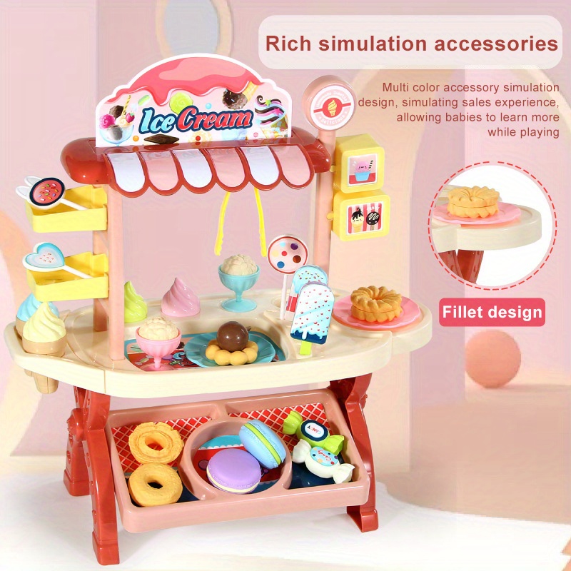 Children's Play House Simulation Ice Chewing Car Mini Candy - Temu ...