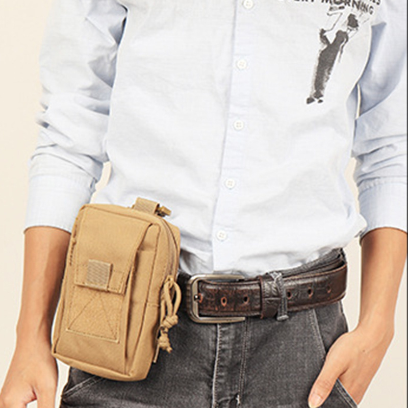 1pc Portable Canvas Mobile Phone Storage Bag For Men Women Multi ...