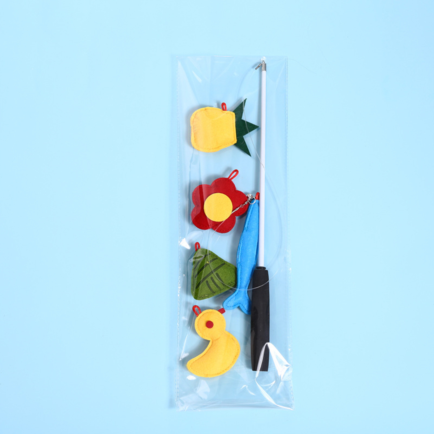 Cat Teaser Stick Toy Plush Teaser Retractable - Temu Netherlands