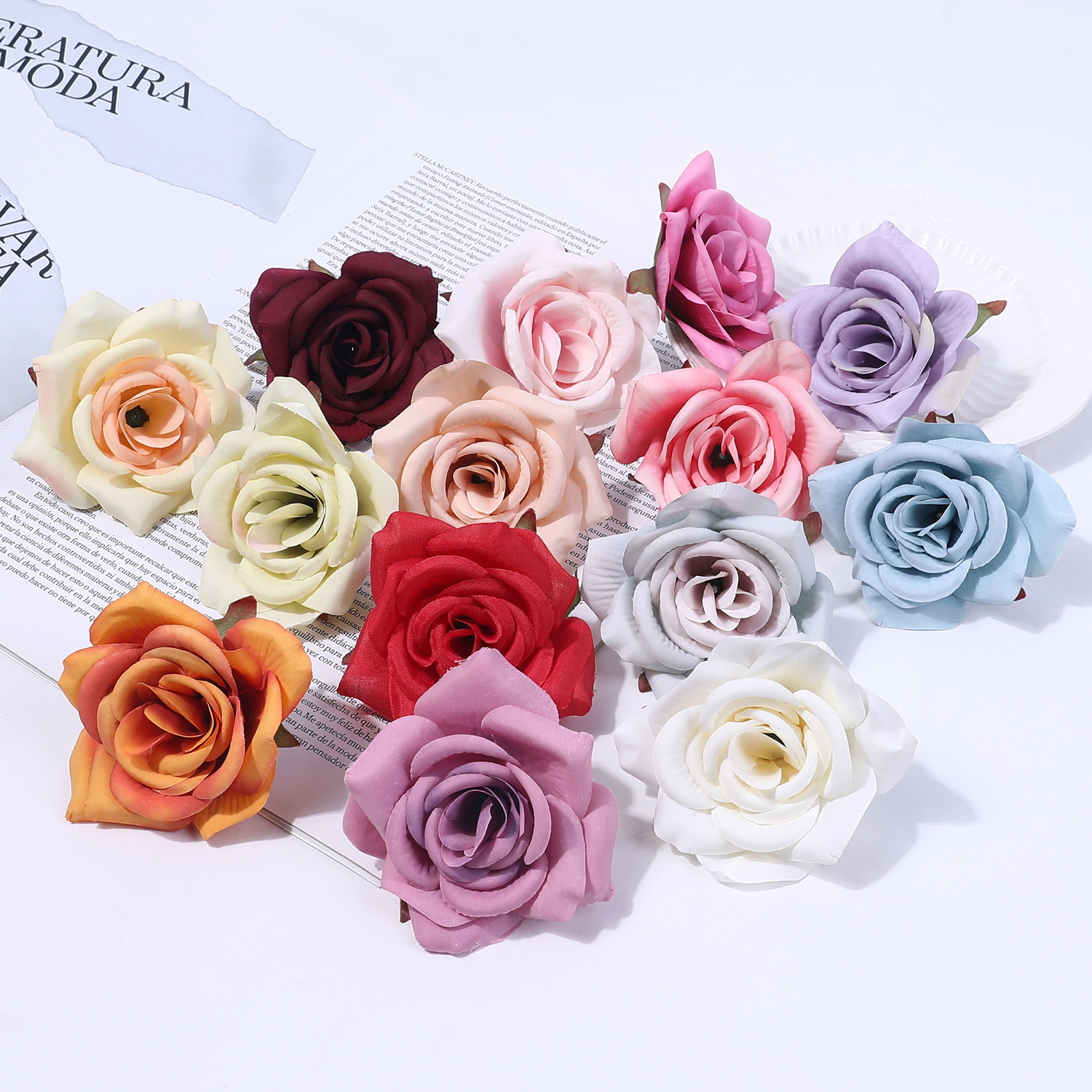 artificial rose head plastic rose head artificial - Temu Canada