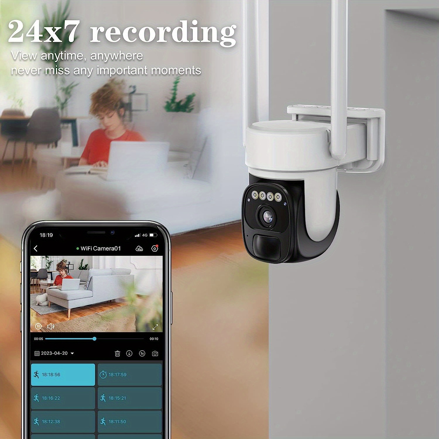 2k 3mp solar security camera 360° view color - {region_name}