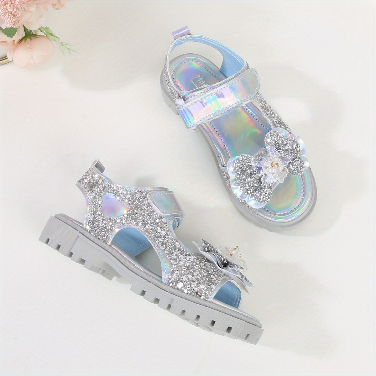 Trendy Bowknot Breathable Open Toe Sandals Girls Lightweight - Temu United Kingdom