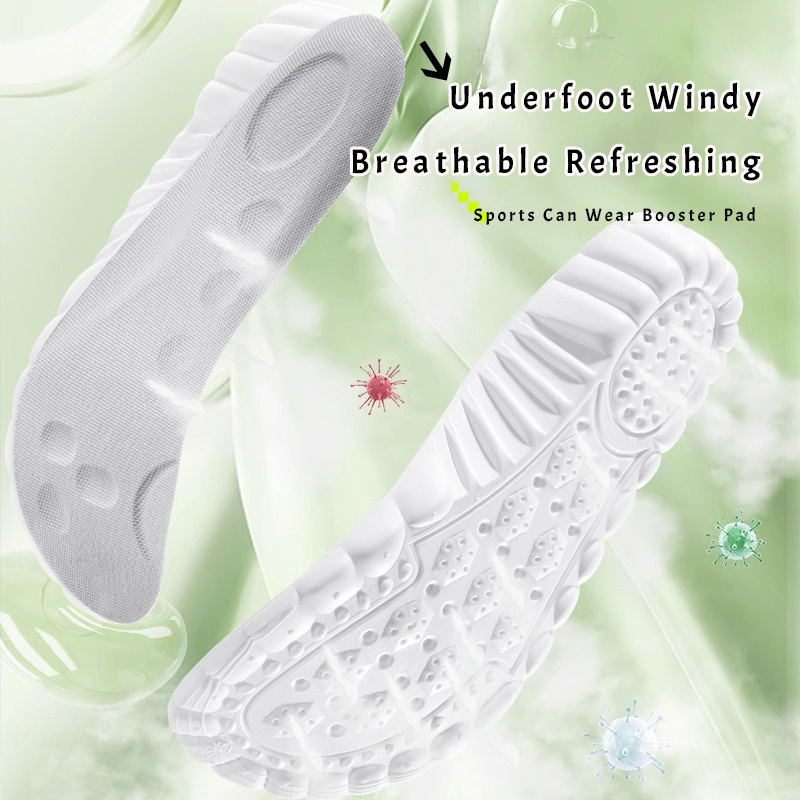 Invisible 4d Massage Shoes Insoles Super Soft Latex Sports - Temu New ...