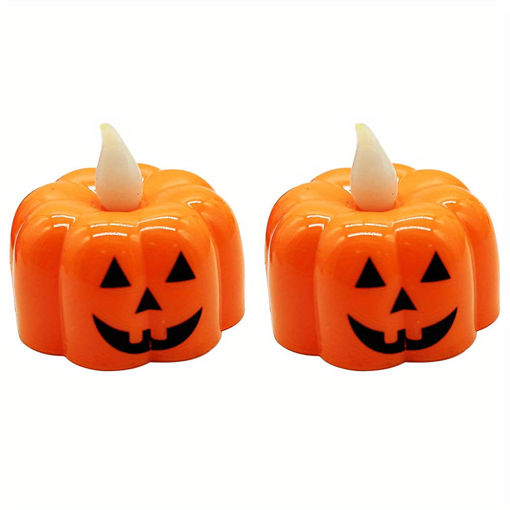3d Pumpkin Flameless Candles 2"x1.7"battery Operating - Temu United Kingdom
