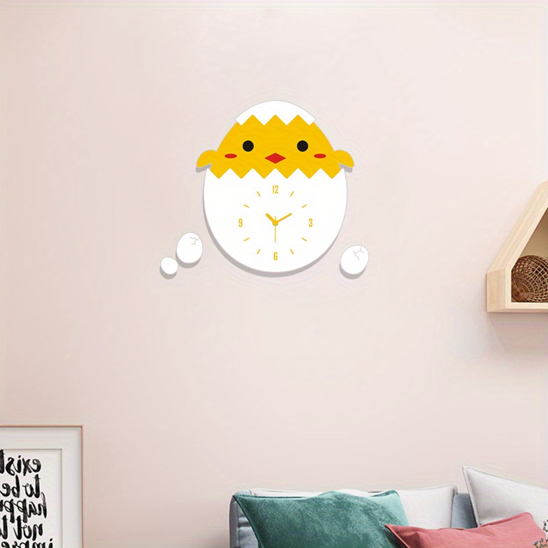 1pc cartoon creative cute decoration hanging wall clock modern simple ...