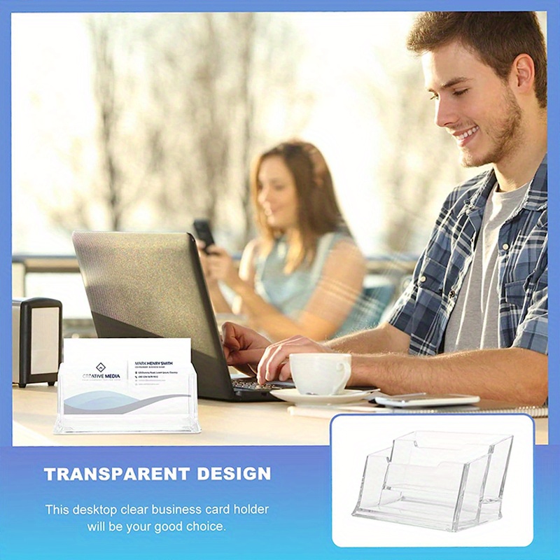 Thickened Double Grid Card Holder Hold Two Different Cards - Temu ...