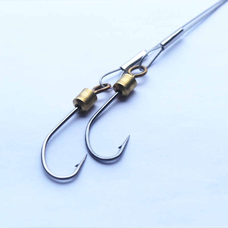 Anti Winding Steel Wire Fishing Hook Rig Fishing Accessories - Temu ...