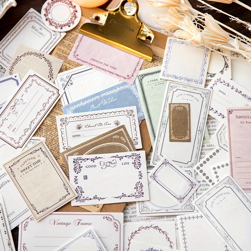 Vintage Frame Paper Supplies Non Pad - Temu Canada