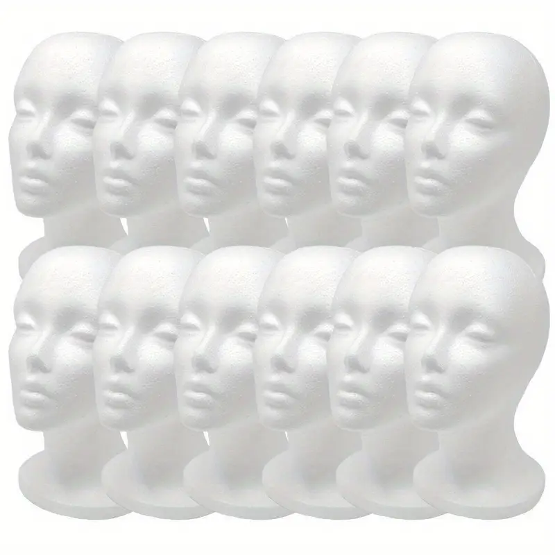 Foam Wig Head Tall Female Foam Mannequin Wig Stand Holder - Temu Foam Wig Head Tall Female Foam Mannequin Wig Stand Holder - Temu