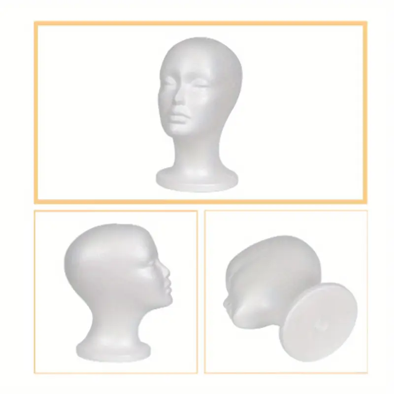 Foam Wig Head Tall Female Foam Mannequin Wig Stand Holder - Temu Foam Wig Head Tall Female Foam Mannequin Wig Stand Holder - Temu