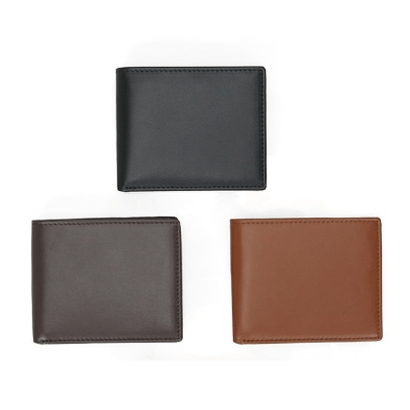 Men's Bifold Wallet Id Window Rfid Blocking Slim Minimalist - Temu