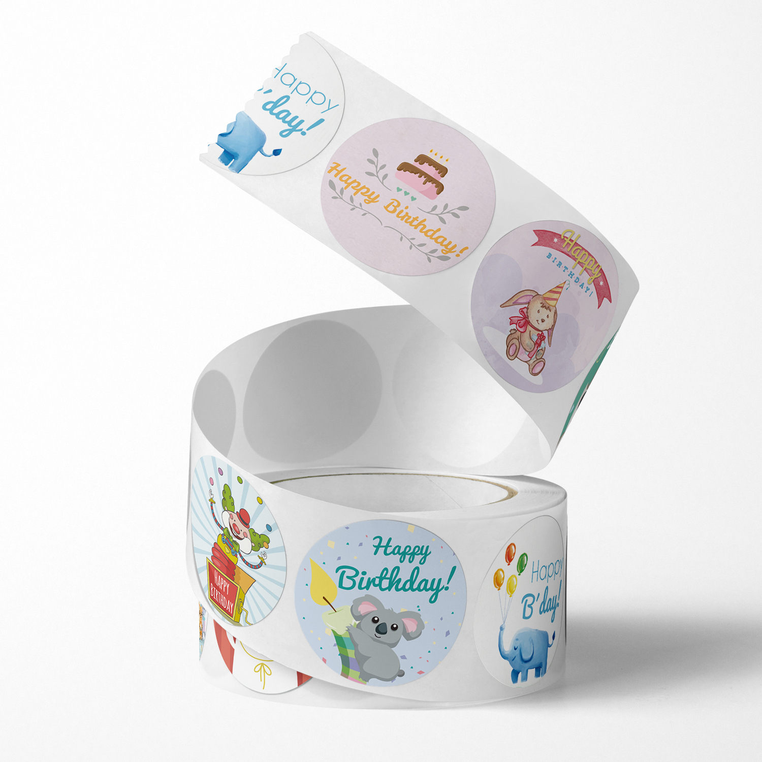 500 Stickers Children's Cartoon Birthday Blessing Stickers - Temu ...