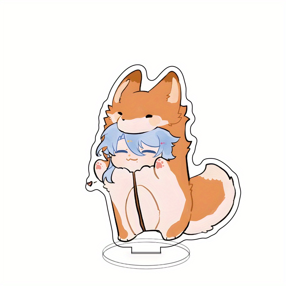 Anime Acrylic Game Figures Stand Model Plate Desk Decor - Temu Australia