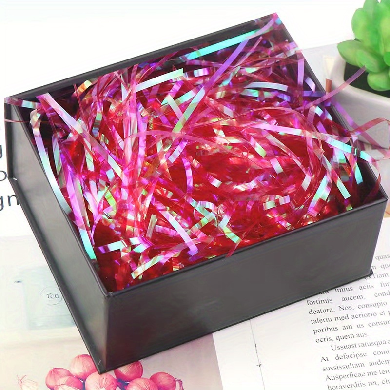 Silk Gift Box Decorative Filler Colorful Raffia - Temu New Zealand
