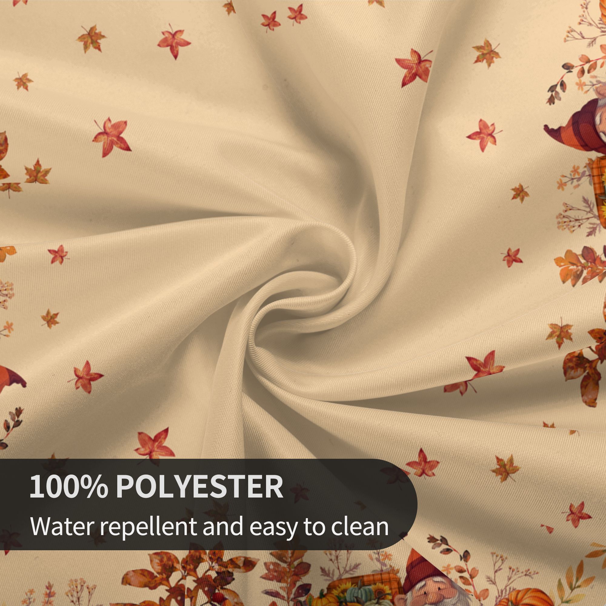 round tablecloth fall autumn leaf thanksgiving pumpkin table - Temu Canada