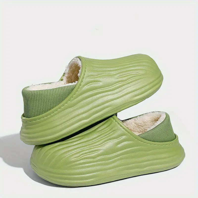 Solid Color Slippers Slip Round Toe Non Slip Temu Denmark
