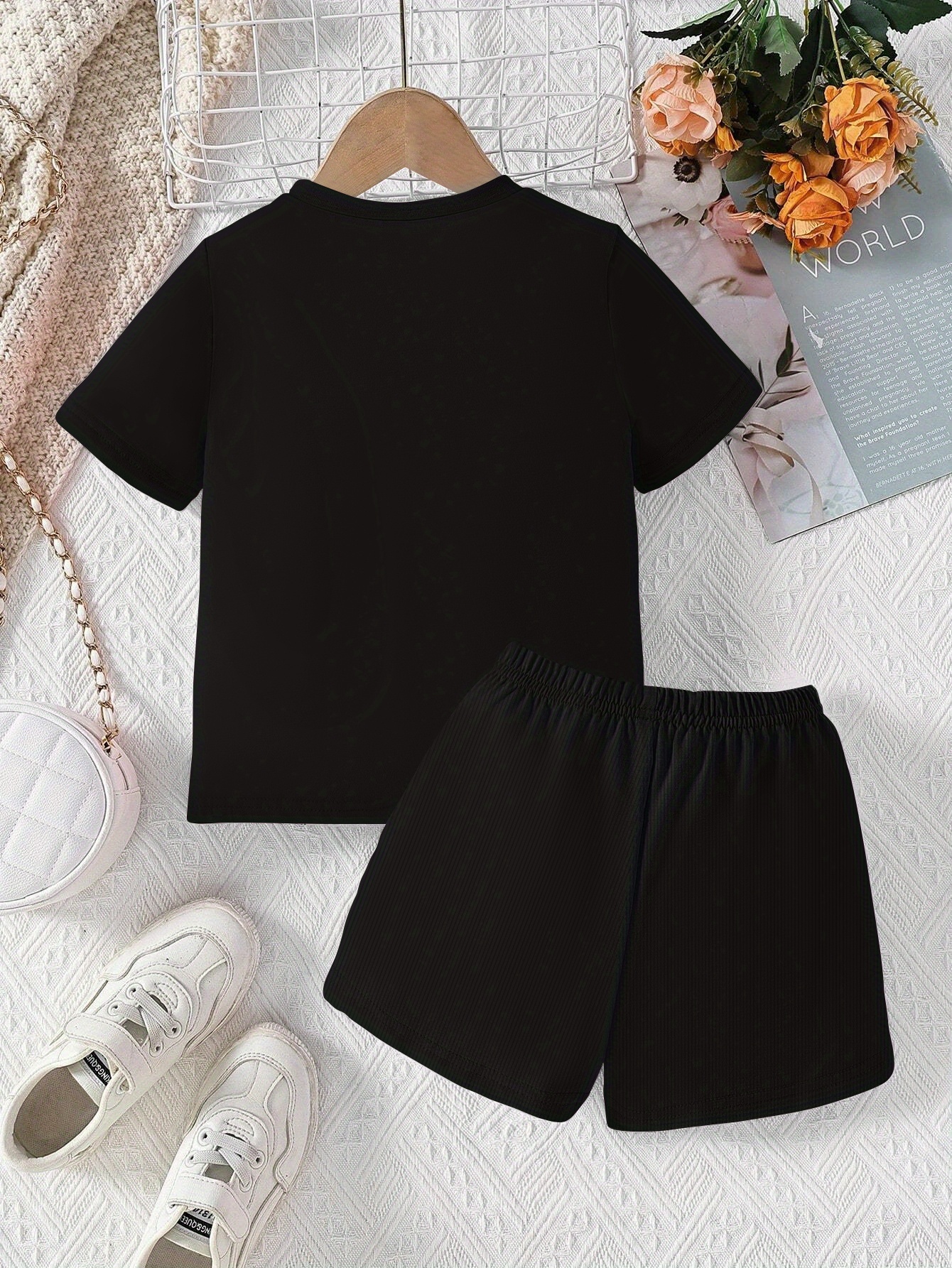 Cartoon Animal Pattern Girl's T shirt Shorts Set Sloth - Temu Australia