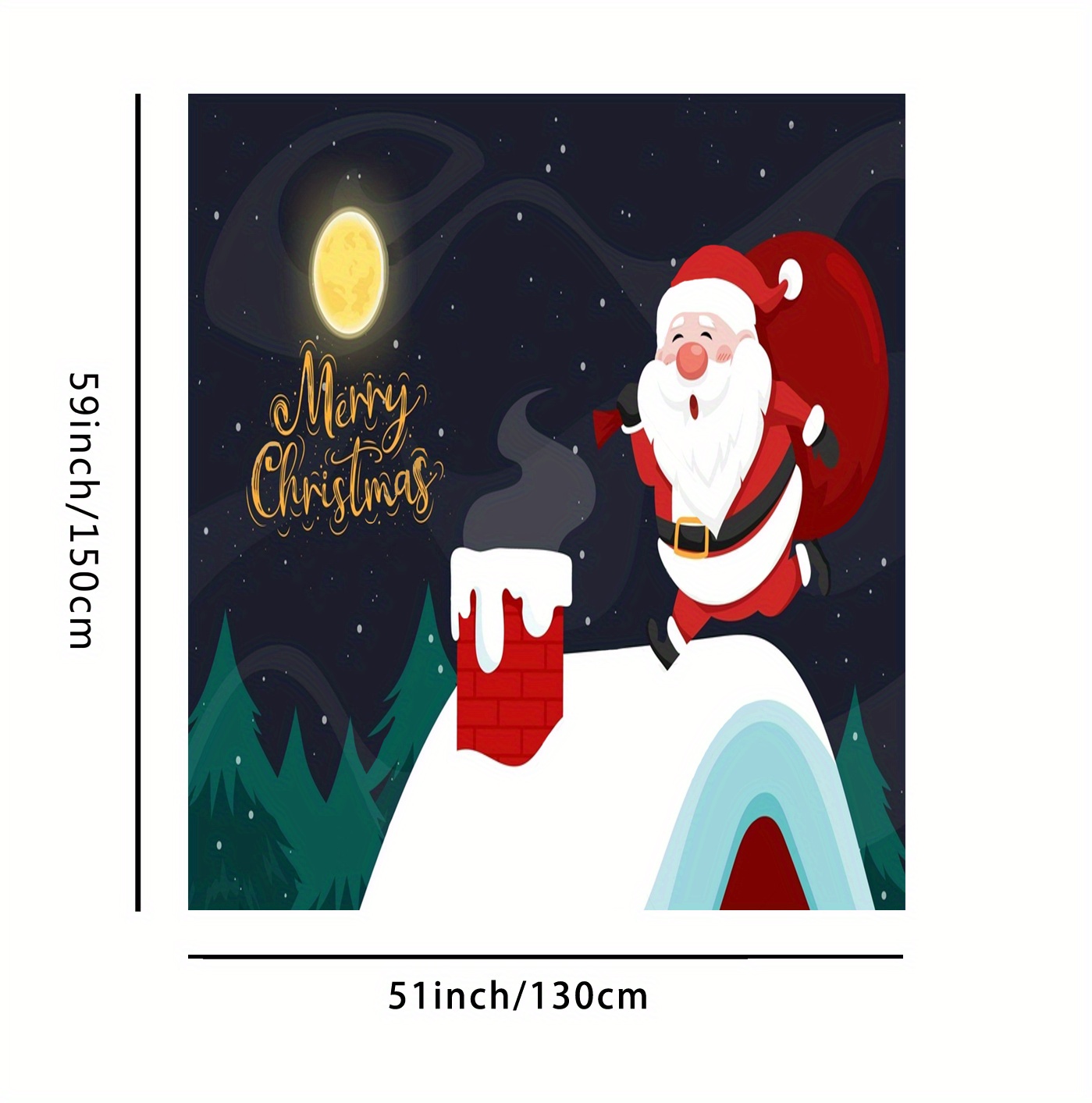 Christmas Flannel Throw Blanket Santa Claus Gift Printed - Temu Philippines